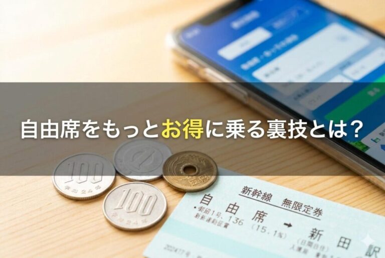 新幹線の自由席はいつでも乗れる？有効期限・途中下車・座れる時間を解説