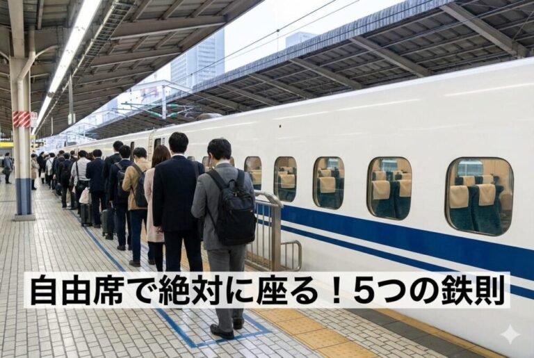 新幹線の自由席はいつでも乗れる？有効期限・途中下車・座れる時間を解説